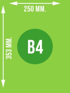 B4 WYMIARY W CM, MM, PX, POWIERZCHNIA