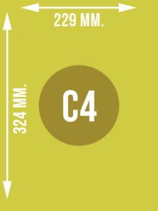 Format papieru C4 Wymiary