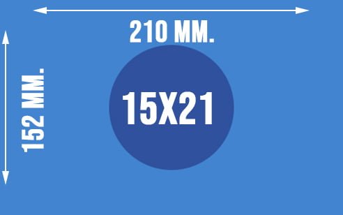 Format papieru fotograficznego 15x21